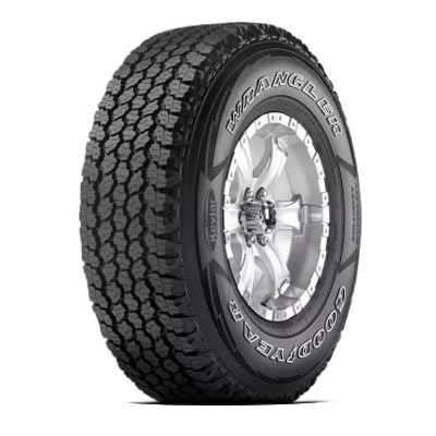 Goodyear Wrangler All-Terrain Adventure w/Kevlar Sizes & Pressure ...